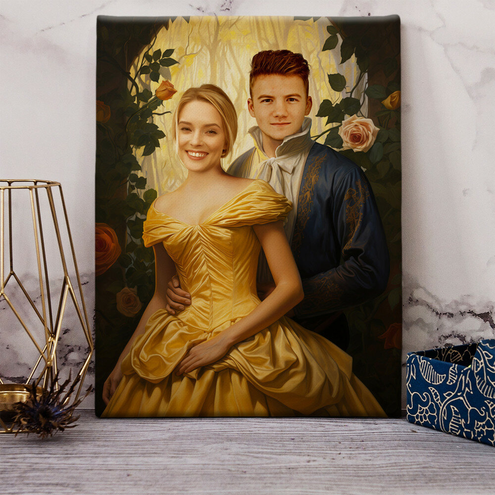Cuplul din poveste - Portret Regal - MyGift.ro