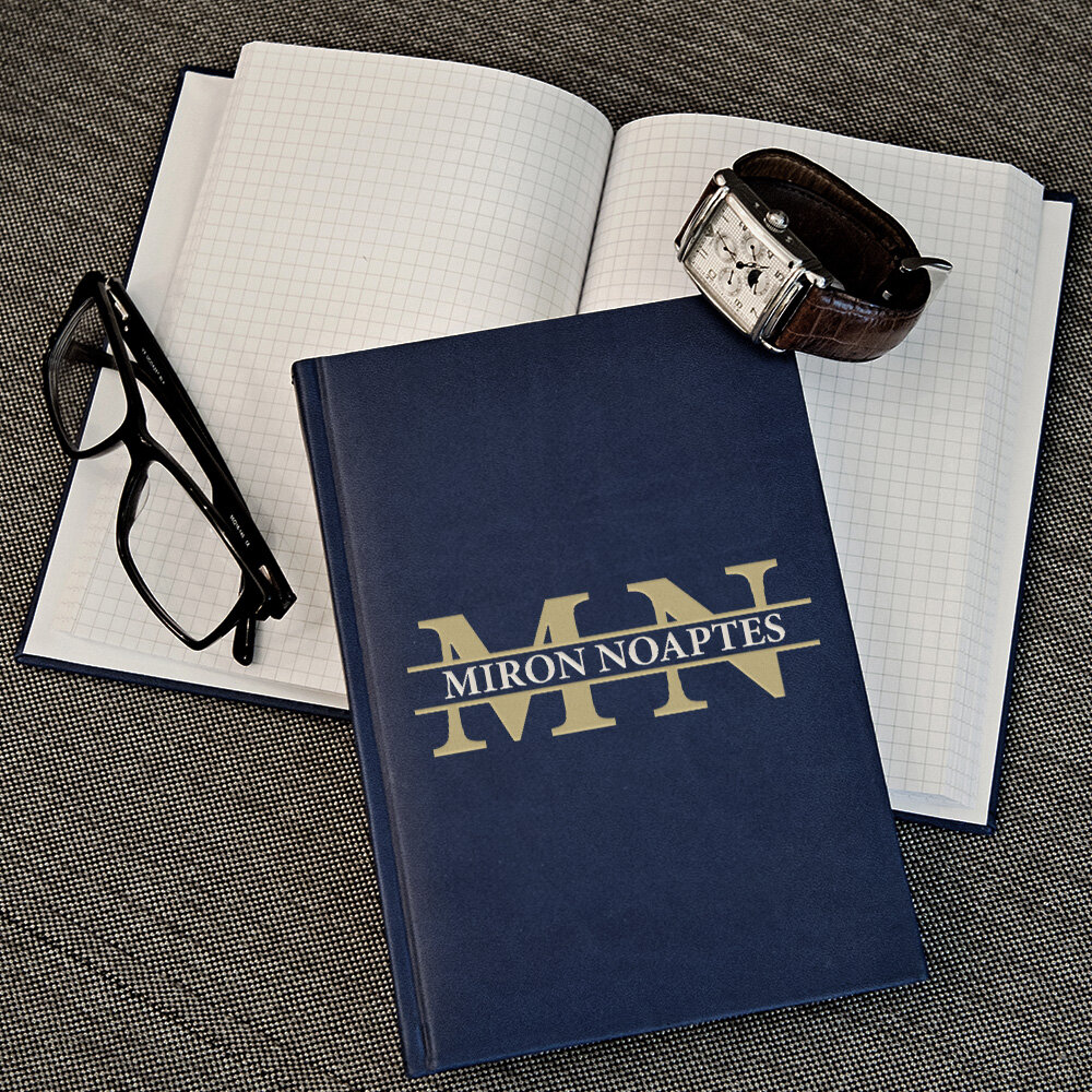 Inițiale cu nume și prenume - Caiet de notițe - MyGift.ro