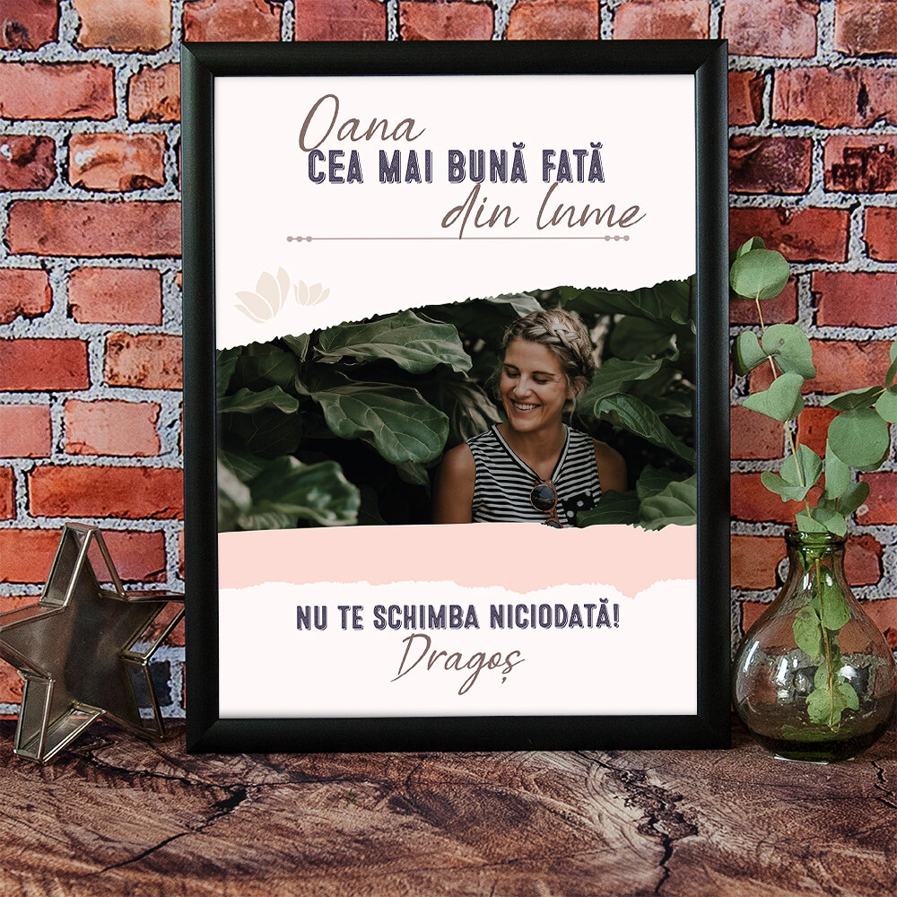 Cea mai bună fată din lume - Colaj - MyGift.ro