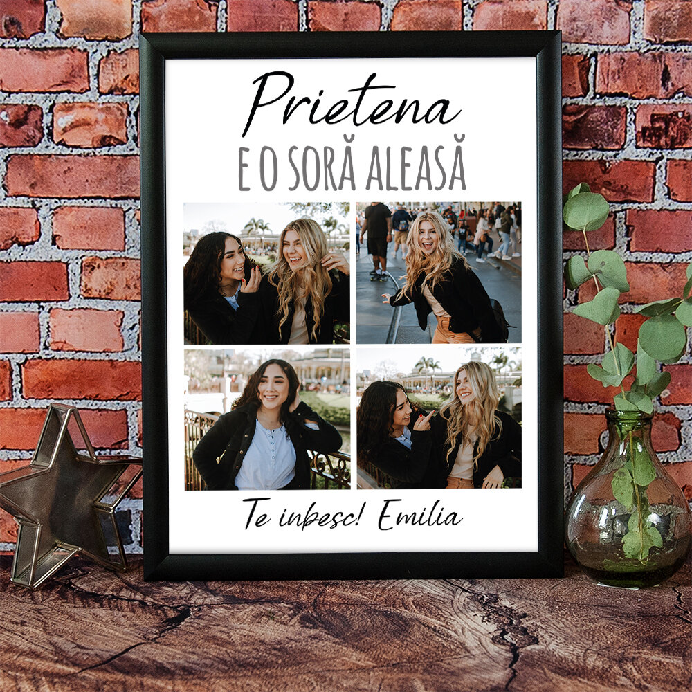 Prietena e o soră aleasă - Colaj - MyGift.ro