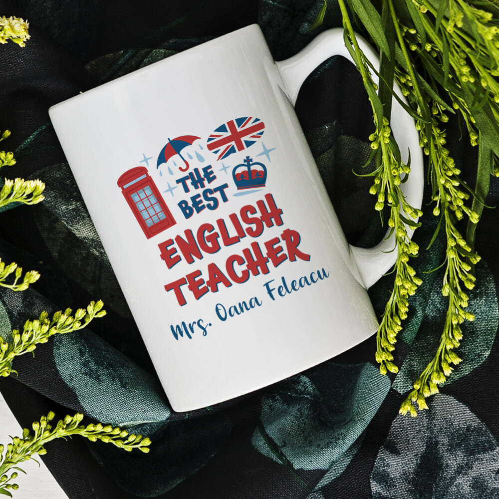 The best english teacher - Cană - MyGift.ro