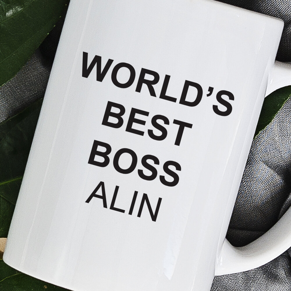 World`s best boss - Cană - MyGift.ro